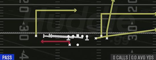 Hb Slip Screen - Gun Bunch Spread - Los Angeles Rams