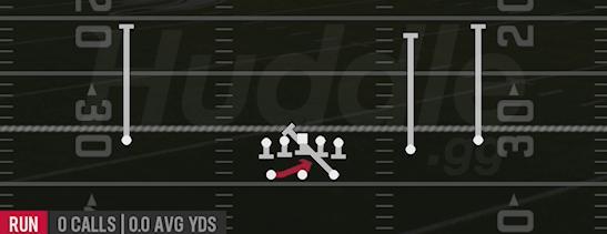 Hb Draw - Gun Split Slot - Philadelphia Eagles