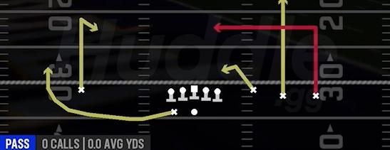 Dagger Deep Curl - Gun Trey Open - Philadelphia Eagles