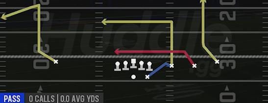 Slot Drive - Gun Trips - Seattle Seahawks