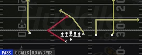 Hb Angle - Gun Y-Trips Offset Wk - Spread