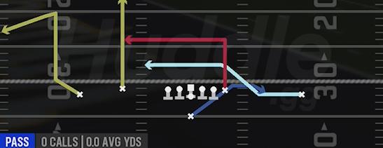 Flanker Drive - Singleback Doubles Flex - Run Balanced