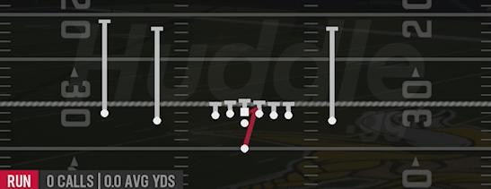 Hb Dive - Singleback Doubles Z Close - Las Vegas Raiders