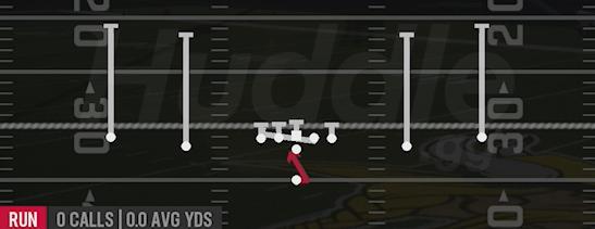 Hb Cutback - Singleback Spread
