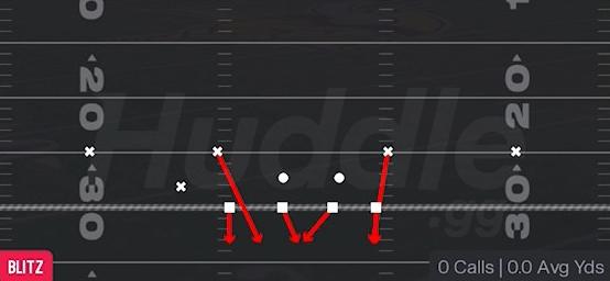Dbl Safety Blitz - Nickel 2-4 - Falcons