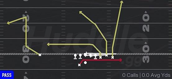 Hb Cross Screen - Gun Bunch Offset - Falcons