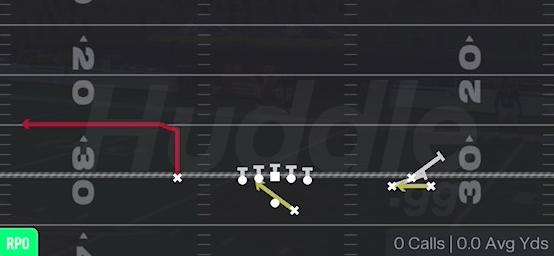 Rpo Peek Wr Screen - Gun Bunch Open Offset - Air Raid