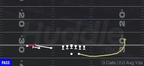 Wr Screen - Gun Trips TE - Run n Gun