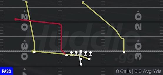 Pa Corner Hb Slip - Pistol Strong - Madden 26 - Huddle.gg