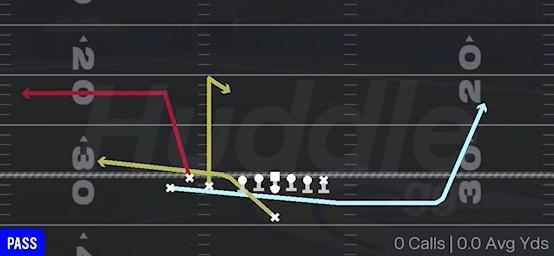 Pa Jet Deep Out - Singleback Bunch TE - Rams