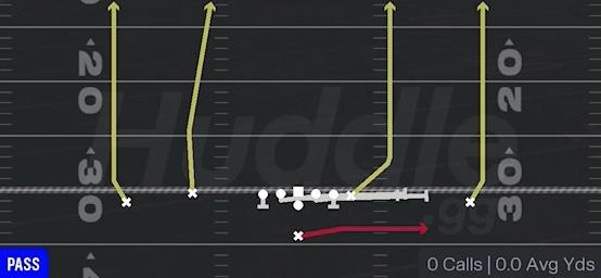 Hb Slip Screen - Singleback Doubles Flex - West Coast